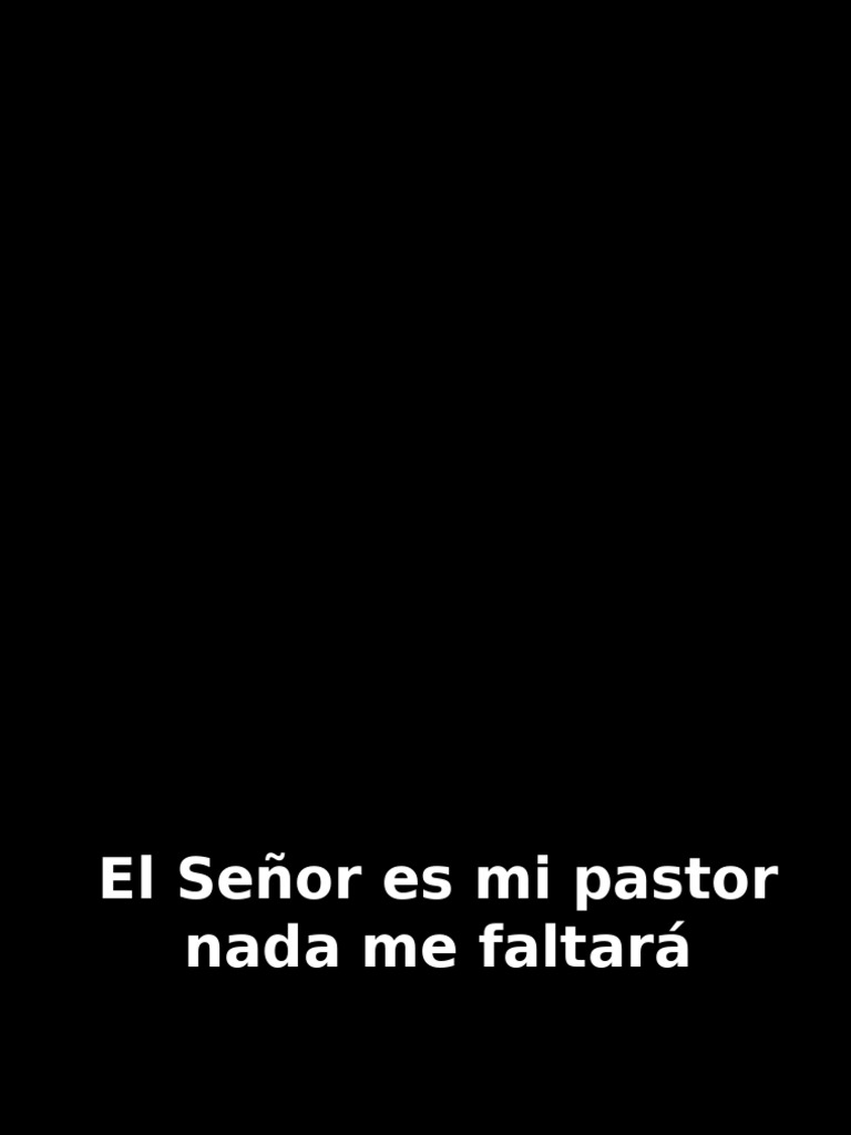 El Señor Es Mi Pastor | PDF