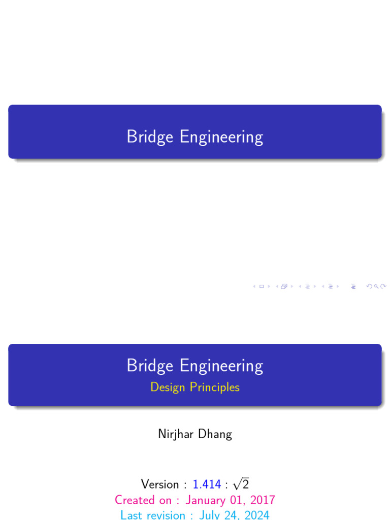 Bridge Engineering Design Principles | PDF | Strength Of Materials ...
