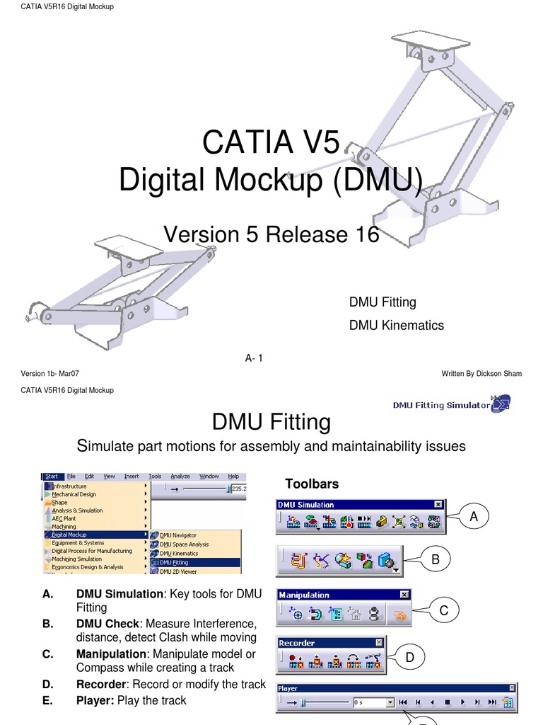 Tutorial Catia - Dmu Kinematics | PDF | Computers