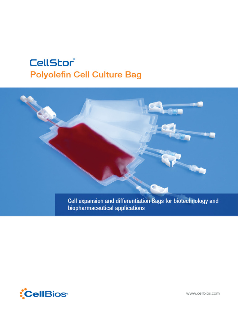 CellStor® Culture Bags for Biotech Use | PDF | Cell Culture ...