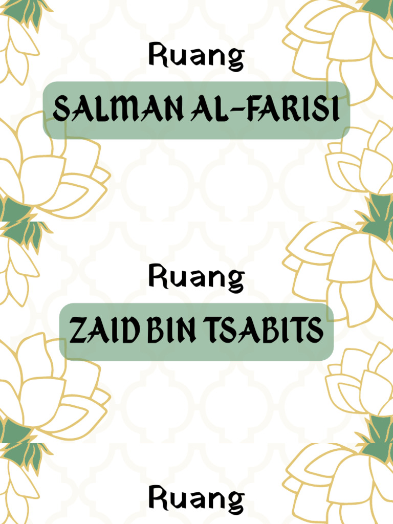 Nama Ruangan | PDF
