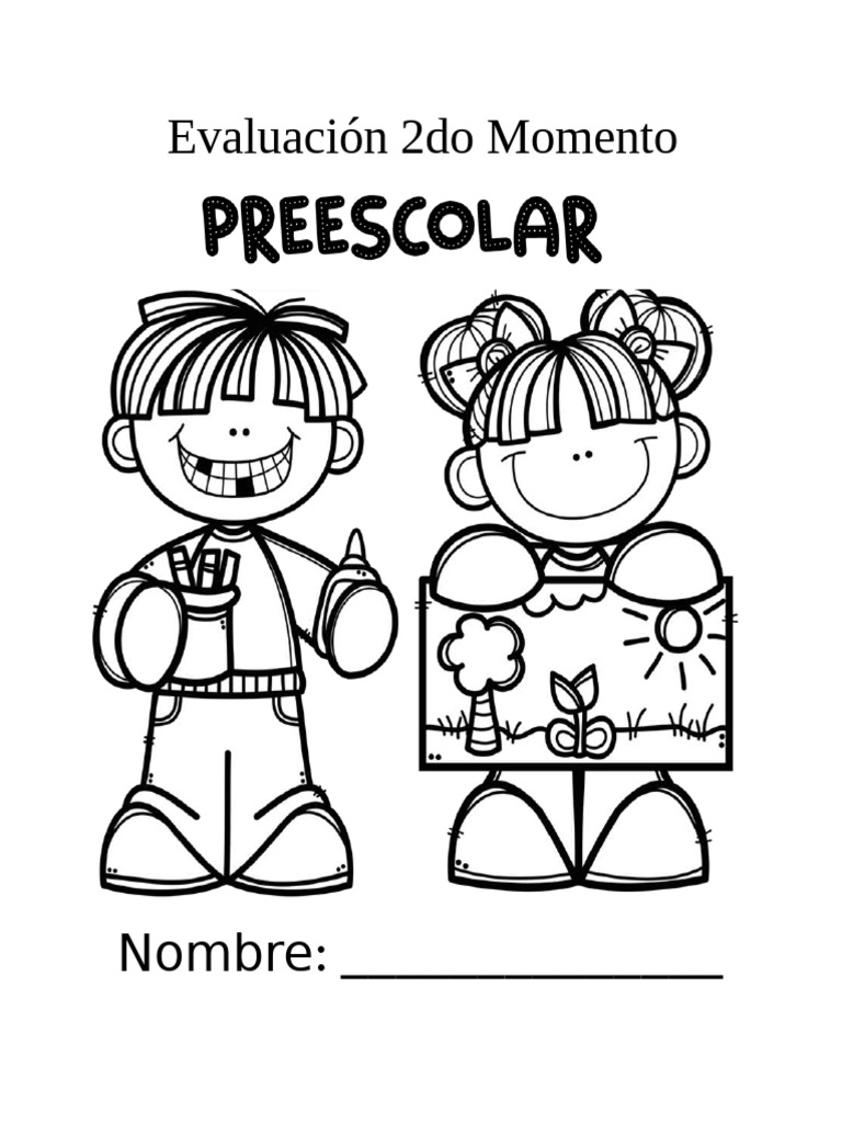 Evaluación 2do Momento Preescolar | PDF