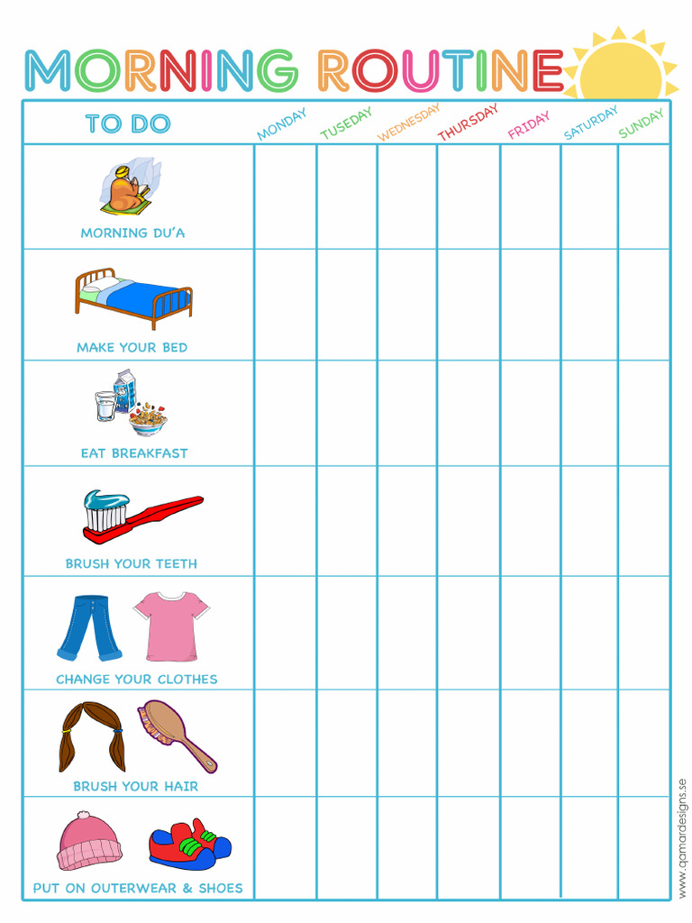 Print - Morningroutines | PDF