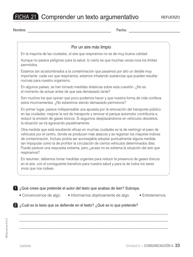 MF Com6 U5 | PDF | Verbo | Lingüística