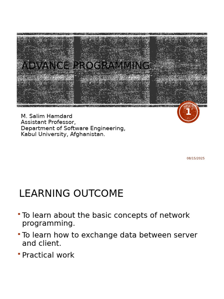 11 Network Programming | PDF | Port (Computer Networking) | Network Socket