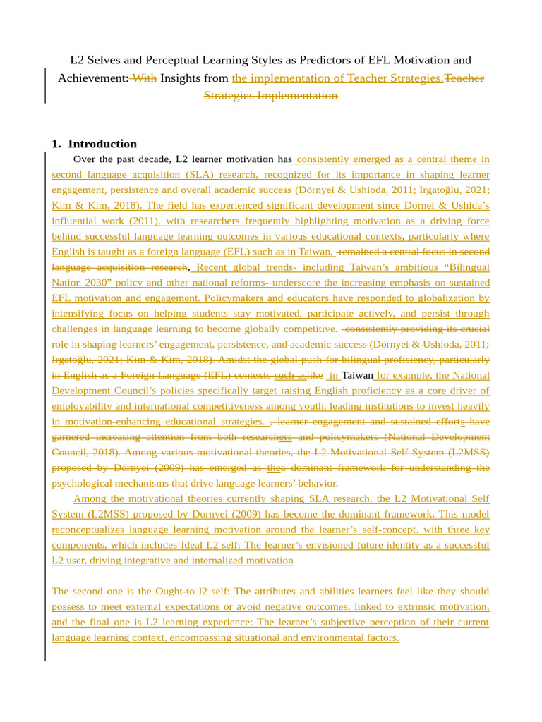 LDCVA 3 Manuscript Editing | PDF | Second Language | Learning Styles