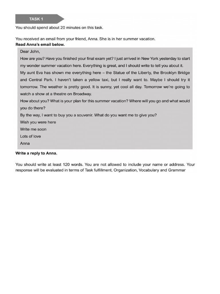 Letter - Summer Vacation Plan | PDF | Linguistics | Grammar