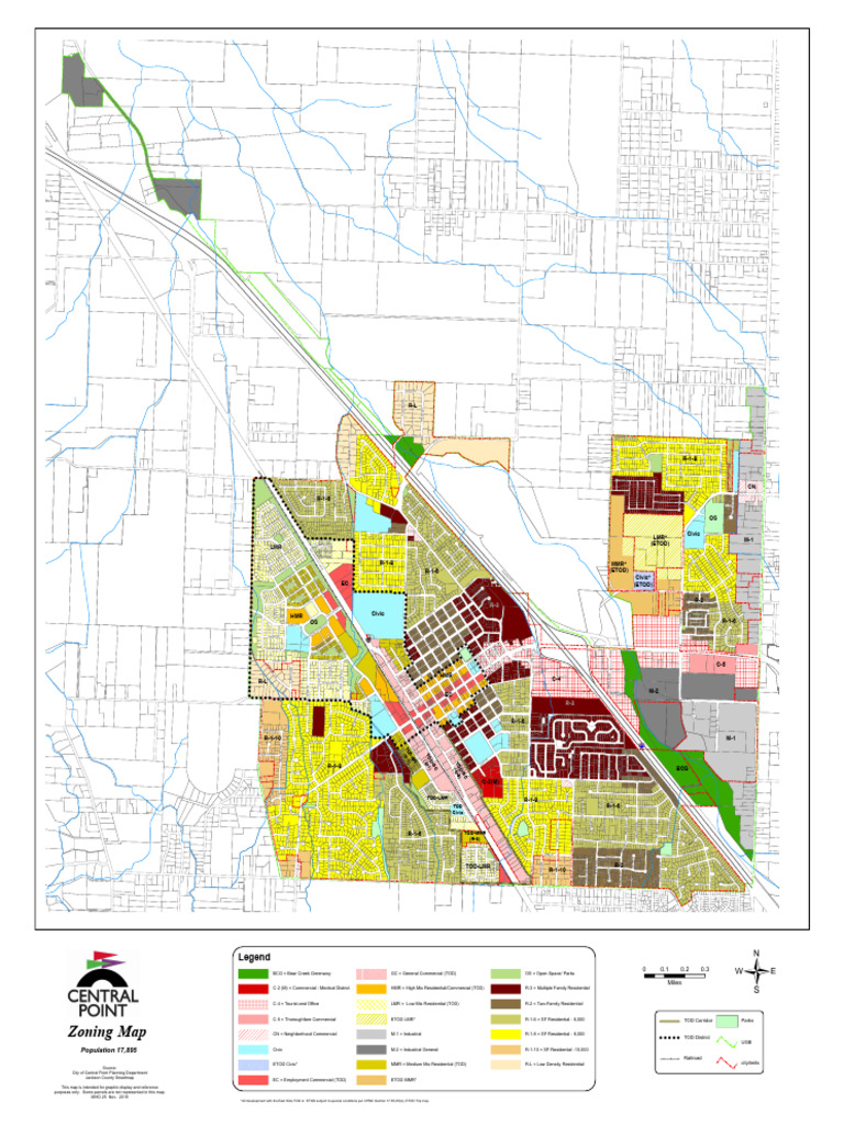 Central Point Zoning Map Overview | PDF