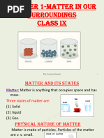 CH 1 - Matter in Our Surroundings (Prashant Kirad) | PDF