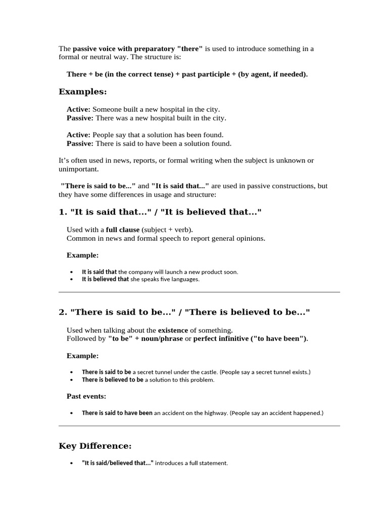 The Passive Voice With Preparatory | PDF | Linguistics | Syntax