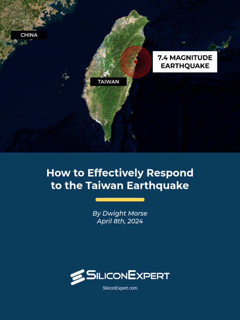 Taiwan Earthquake Response White Paper 1714414592437 | PDF | Supply Chain