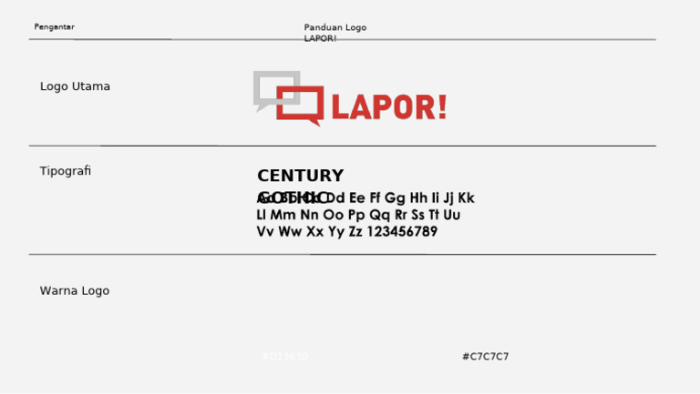 SP4N LAPOR Logo Guidelines 4 | PDF