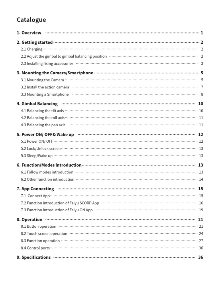 SCORP Mini 2 User Manual | PDF