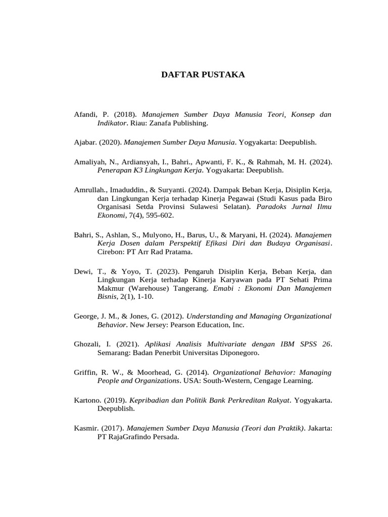 6 Daftar Pustaka | PDF