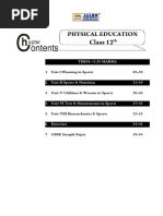 Class 12 Physical Education Notes | PDF