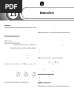 Isomerism - Handwritten Notes | PDF | Conformational Isomerism | Isomer