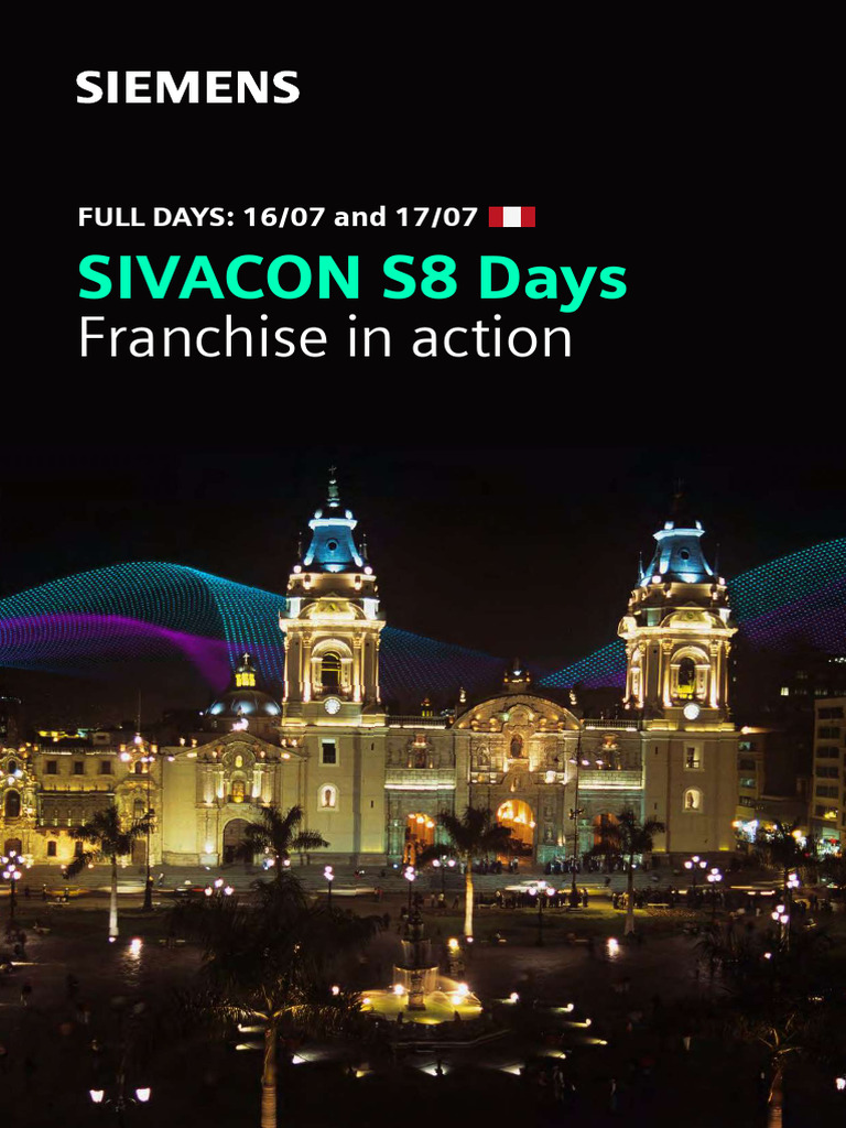 SIVACON S8 Days 2025 en Lima, Perú | PDF | Ropa | Apariencia humana