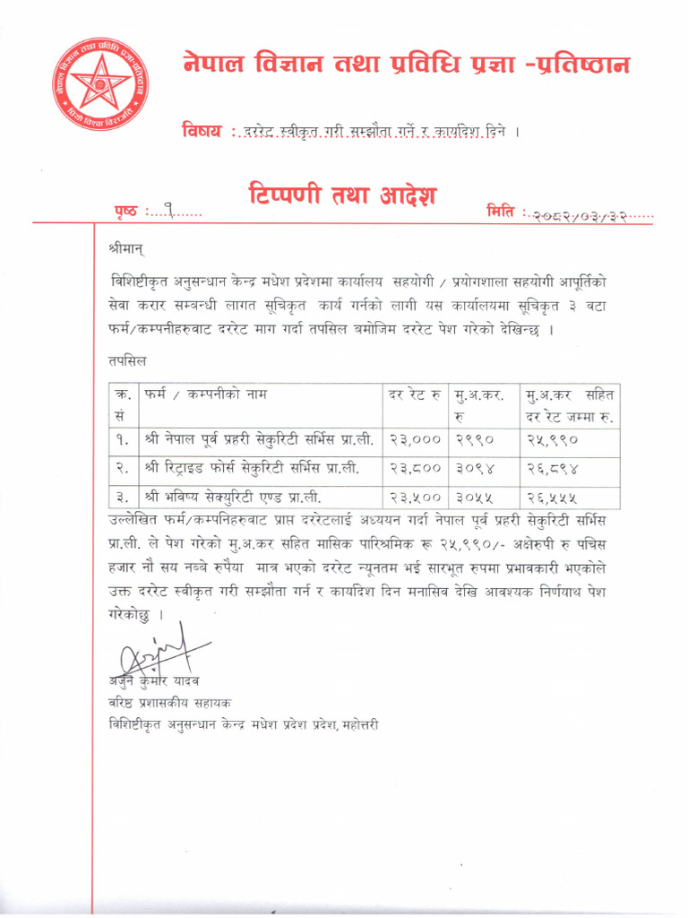 Tippani Madhesh Office Assistant | PDF