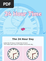 Conversión Reloj 24 a 12 Horas | PDF