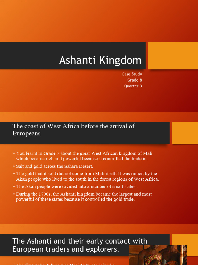 Ashanti Kingdom: Impact of Colonization | PDF