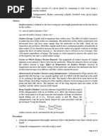 Stalagmometer | PDF | Surface Tension | Liquids