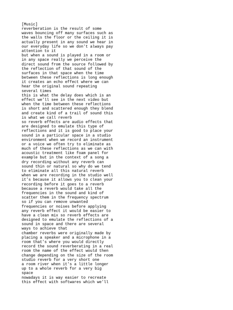 (English (Auto-Generated) (Auto-Generated) ) Everything About REVERB ...
