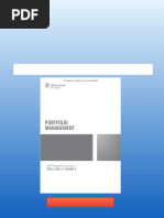 CFA Practical Skills Modules 2026-27 1 | PDF