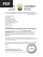 Sample Resumption Letter After Deferment | PDF
