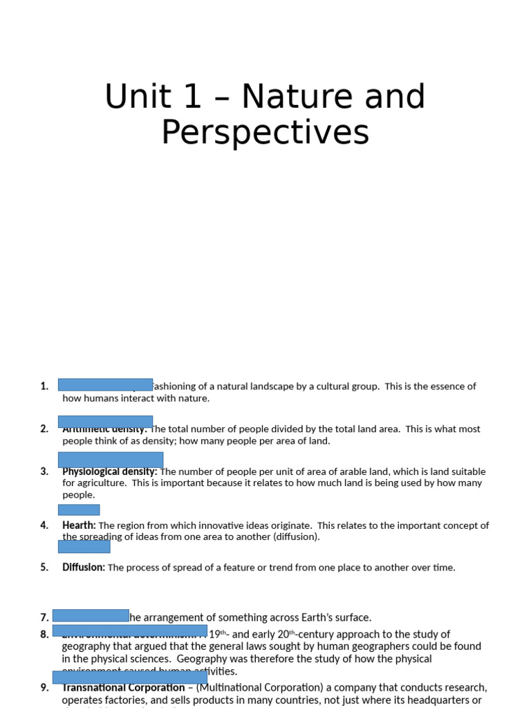 AP Human Geography Vocabulary Review | PDF | Agriculture | Monotheism