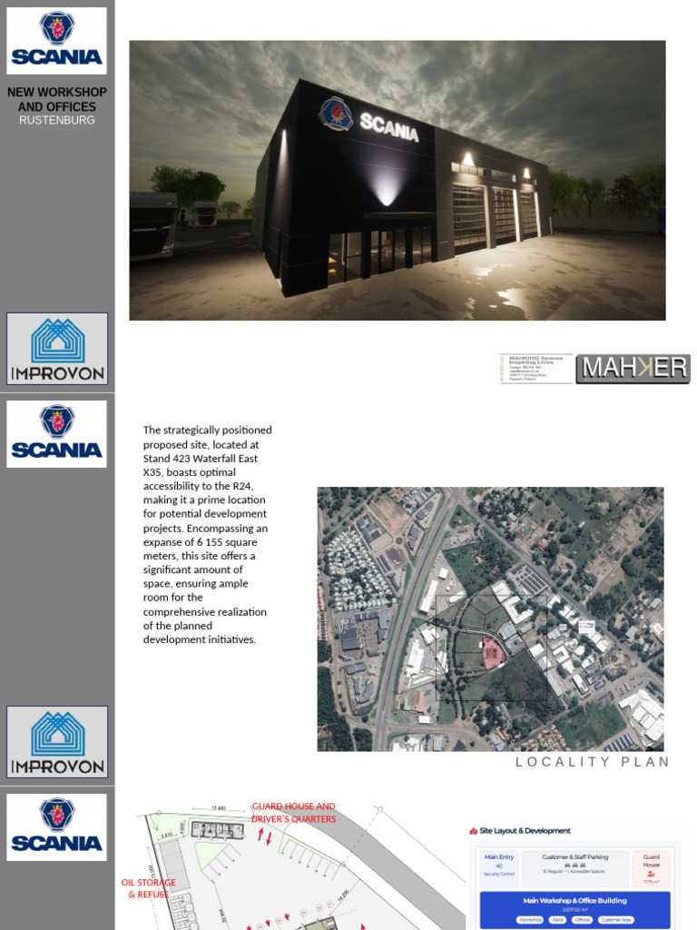 Scania Workshop Development in Rustenburg | PDF