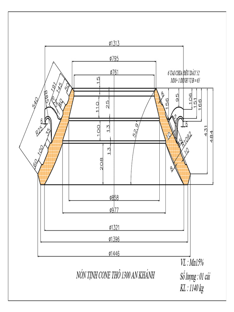 An Khánh - Nón Tĩnh Cone Thô 1300 | PDF