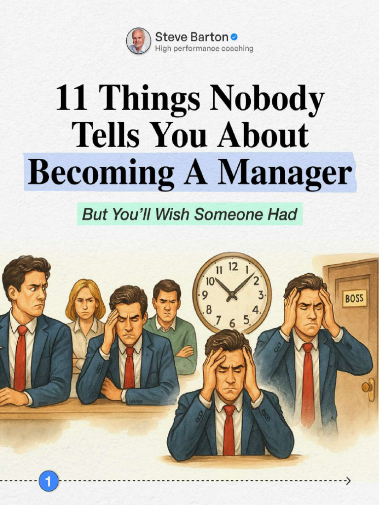 Becoming A Manager | PDF