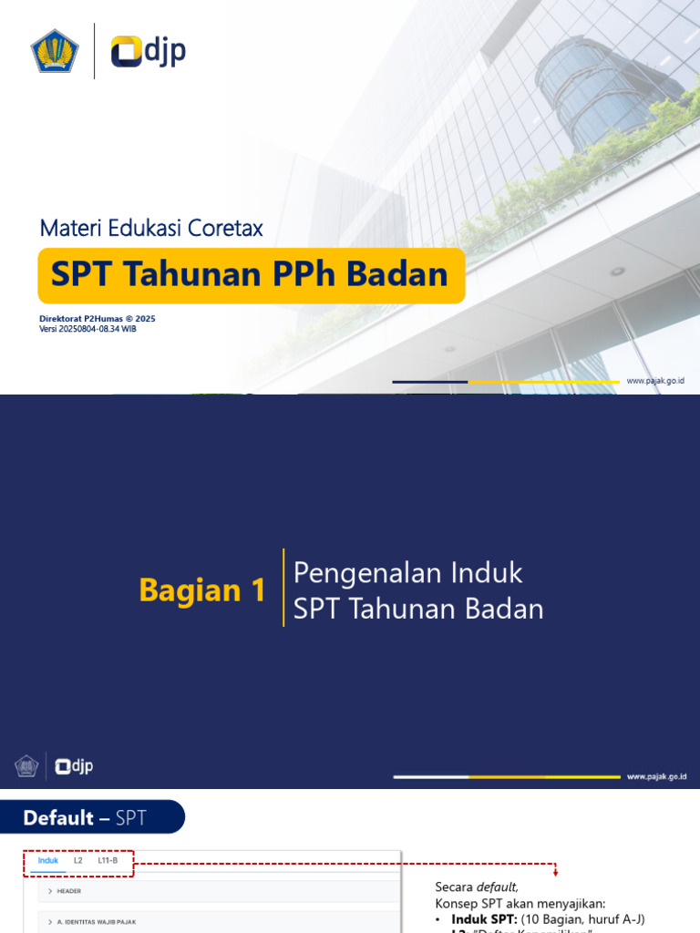 Pengisian SPT PPh Badan dan Pajak Final | PDF