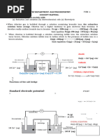 Electrolysis of Dilute Sulfuric Acid | PDF | Redox | Anode