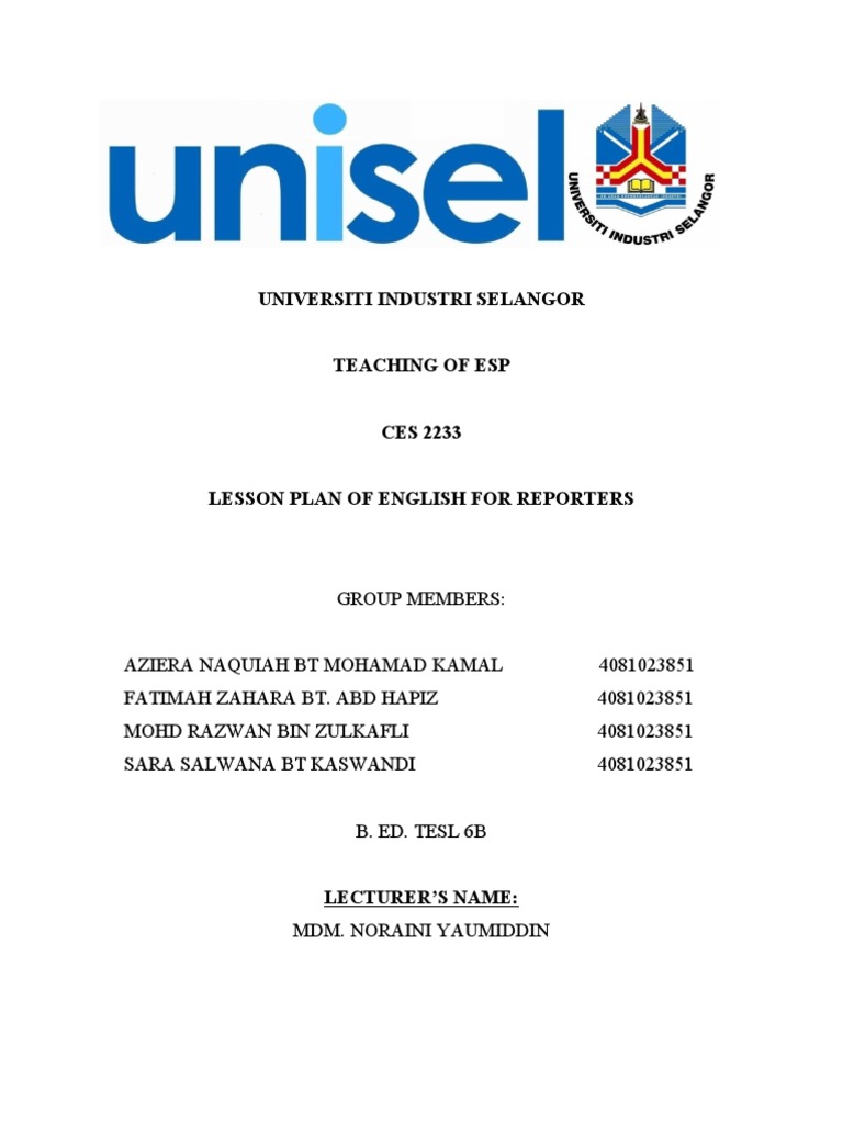 Lesson Plan | PDF | Lesson Plan | Interview