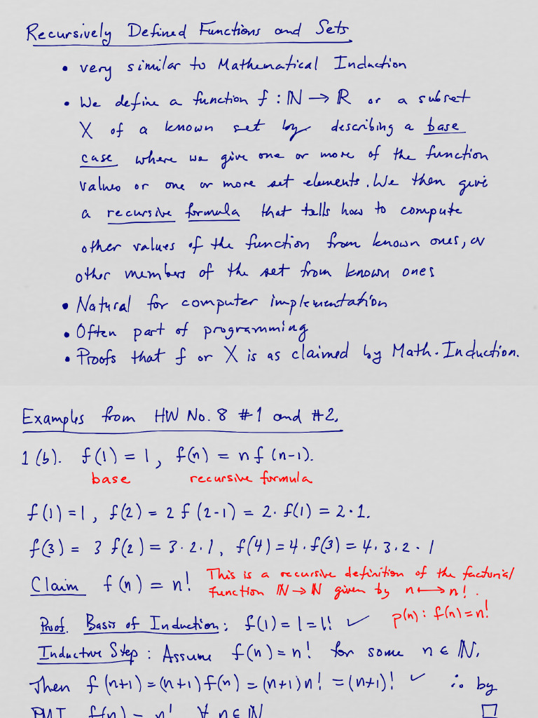 Lecture 23 Recursion Pdf