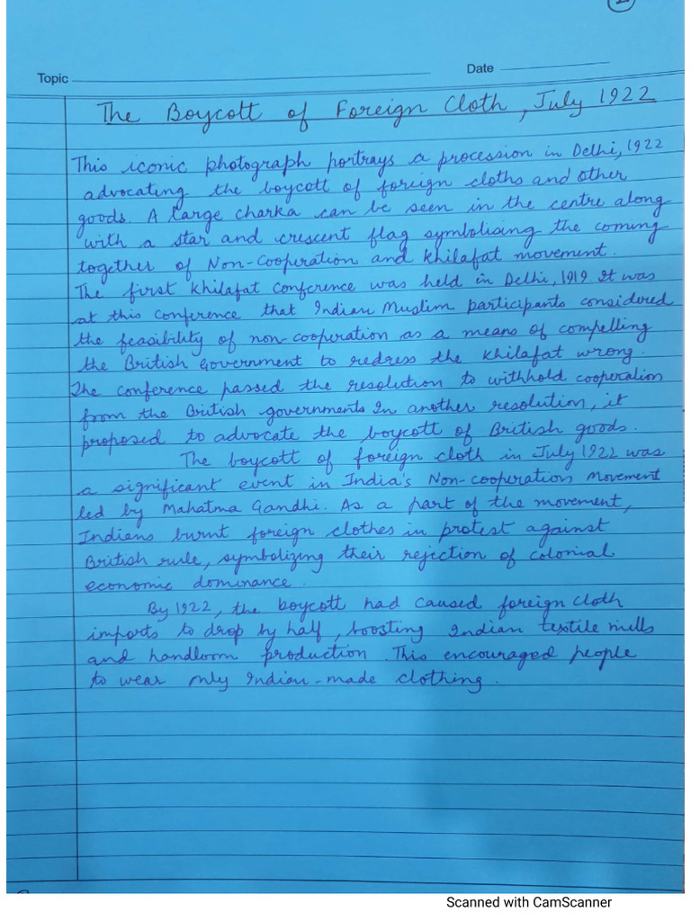 History Chapter 2 Class 10th Notes | PDF