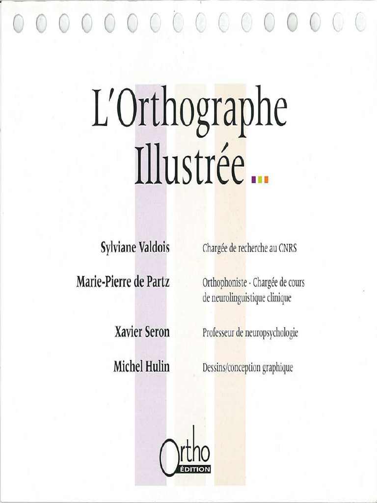 Orthographe Illustrée | PDF