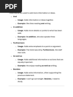 Discourse Markers List & Examples | PDF