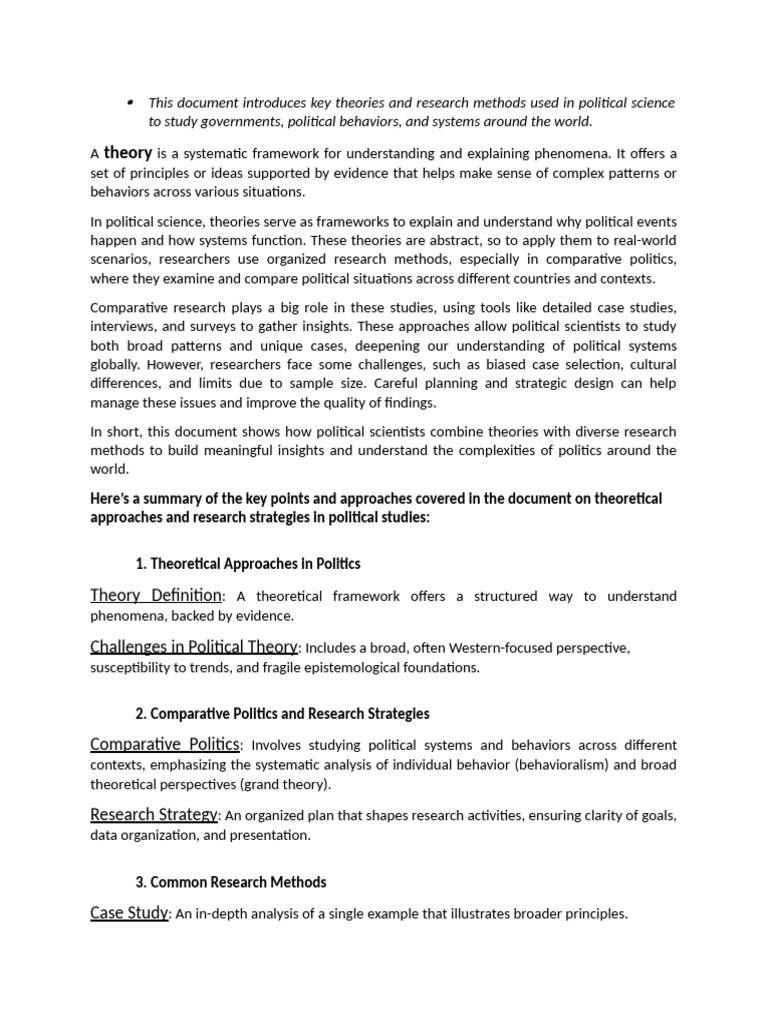 Theories and Research Strategies | PDF | Theory | Qualitative Research