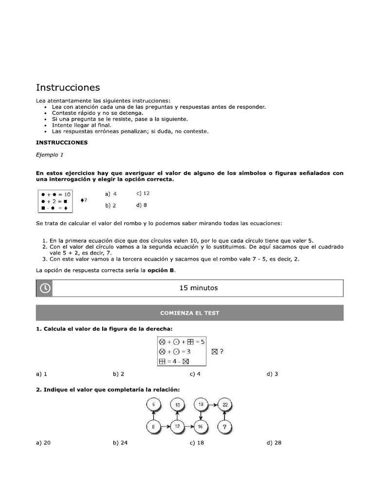 Modulo 3 40 Test 17 Razonamiento Matematico Test | PDF