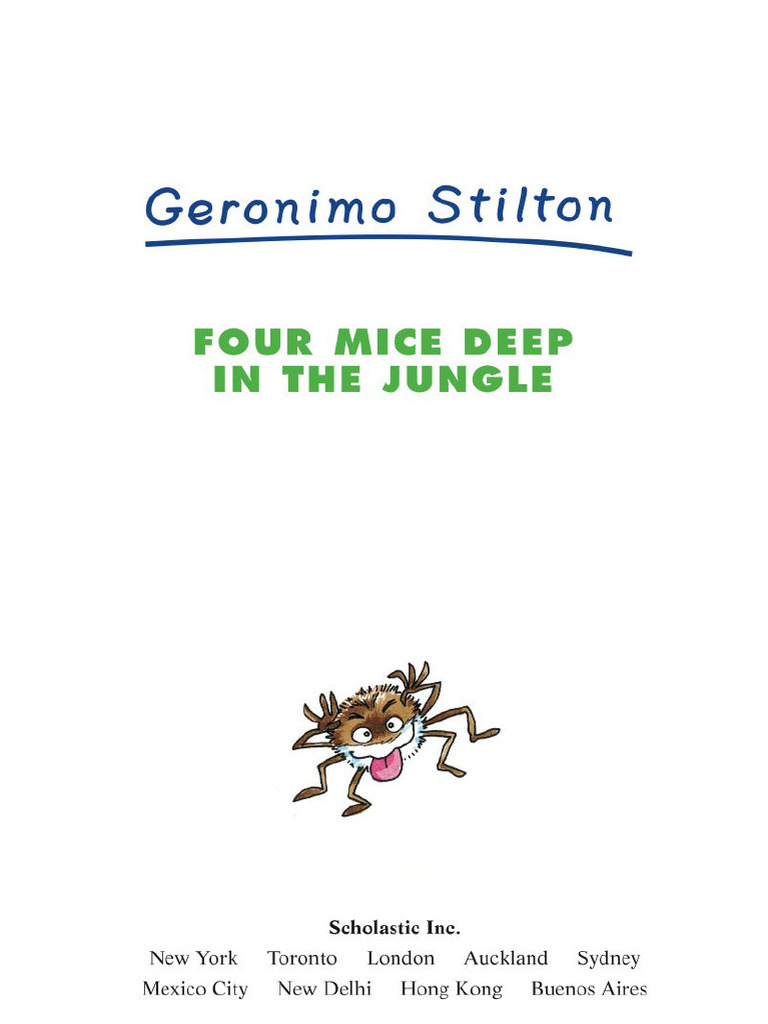 (公众号-神兽学习计划) (Geronimo Stilton 05) - Four Mice Deep in the Jungle | PDF