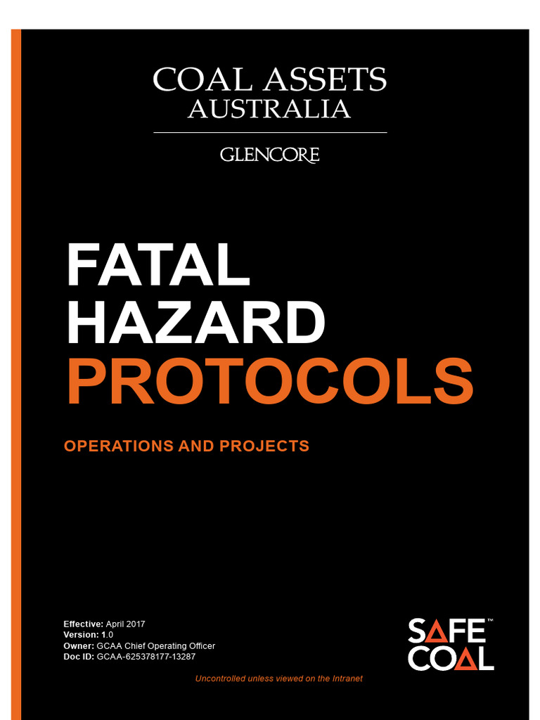 Fatal Hazard Protocols | PDF