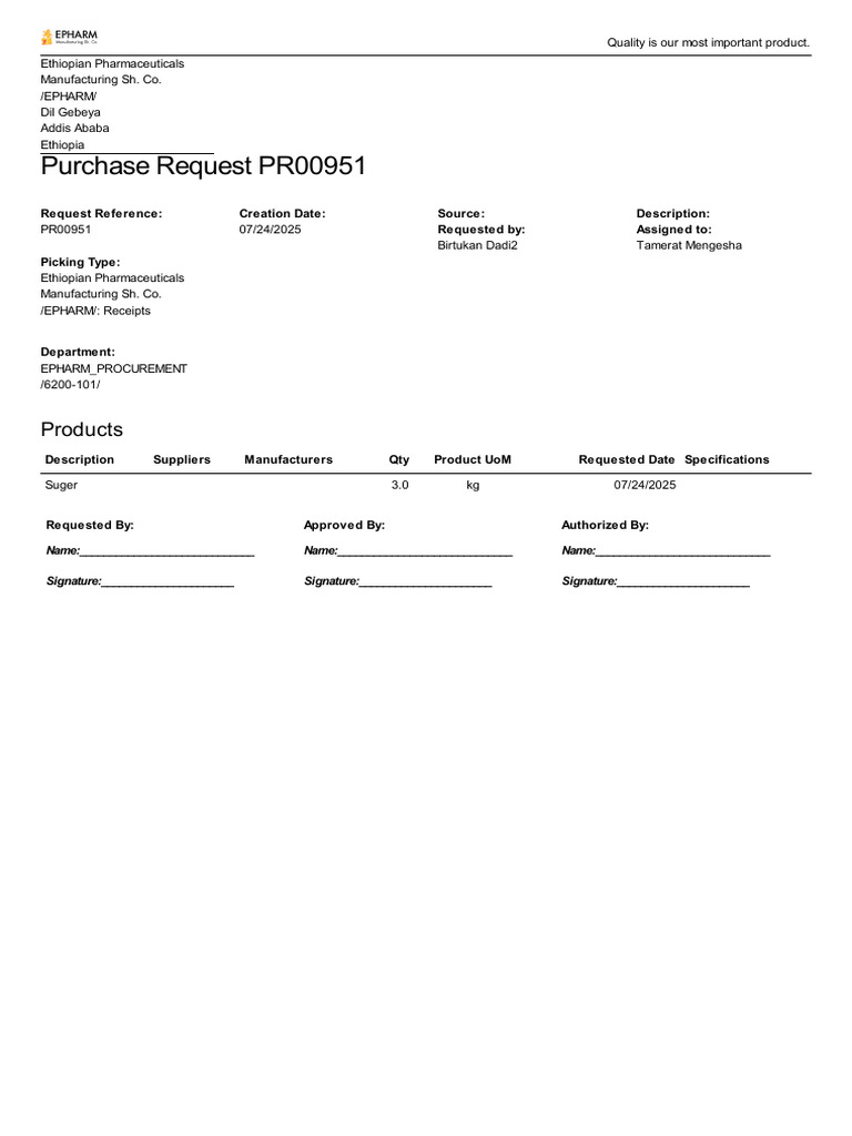 Purchase Request.report Purchaserequests-3 | PDF