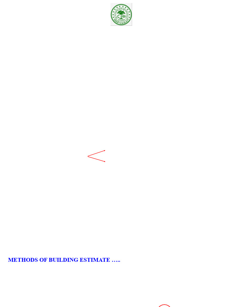 Center Line Method for Building Estimates | PDF