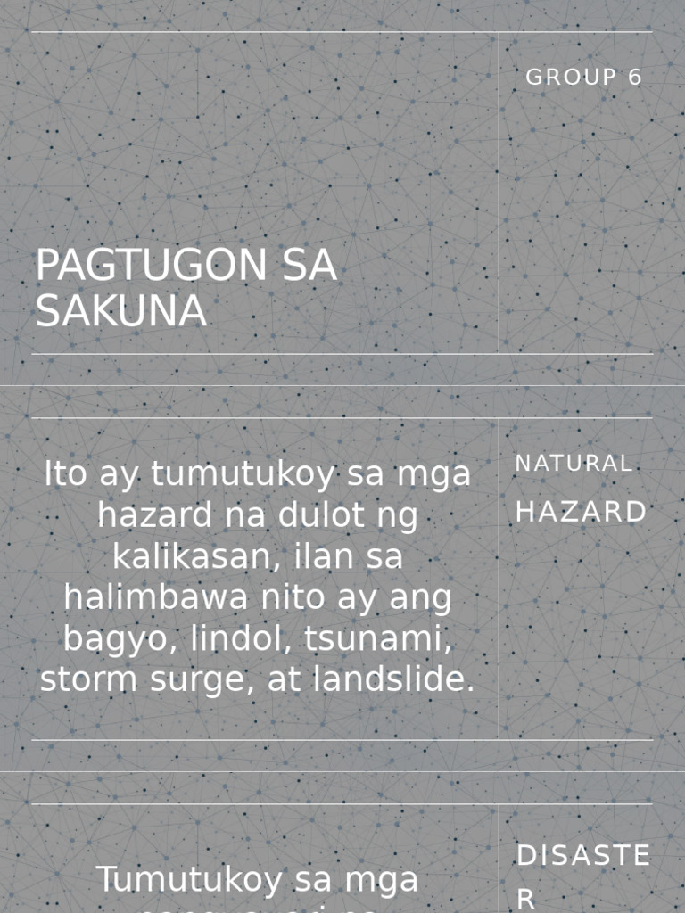 Pagtugon Sa Sakuna | PDF