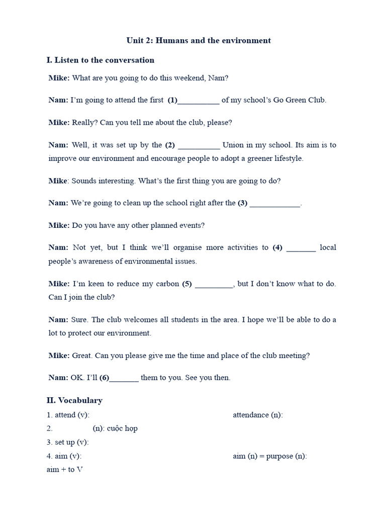 Go Green Club: Environmental Awareness | PDF