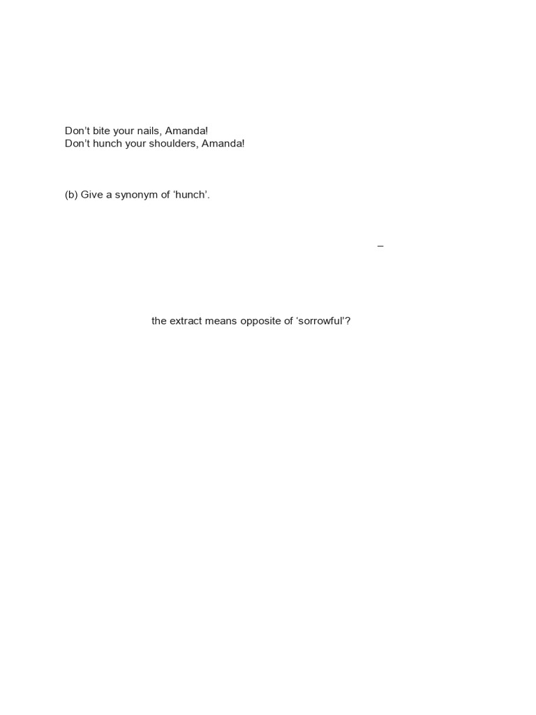 Poem Assignment Amanda | PDF