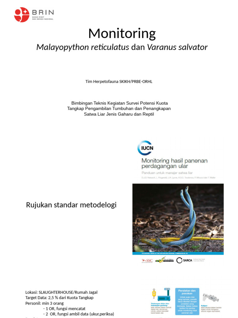Survei Reproduksi Ular dan Reptil | PDF