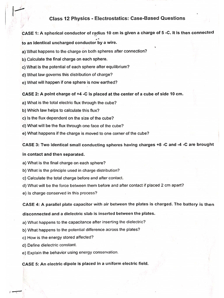 Physics Cased Based | PDF